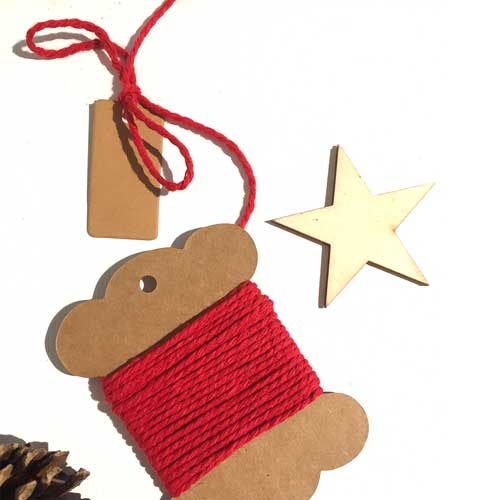 Red Twine String - Red Crafting and Wrapping Twine – Paper Crate